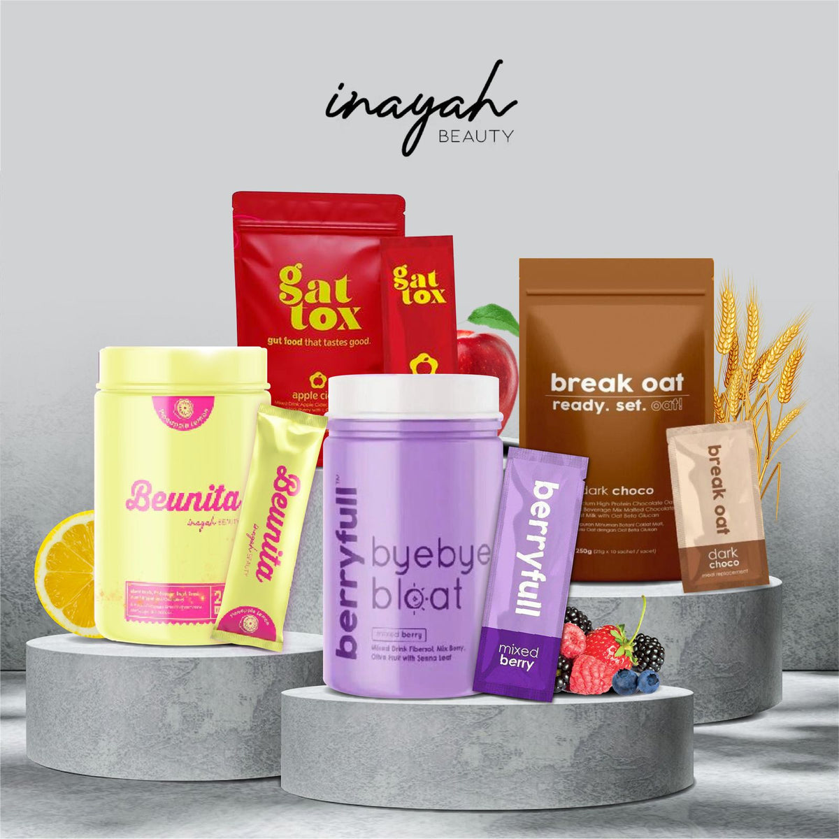 INAYAH BEAUTY - BERRYFULL / BREAK OAT / GATTOX / BEUNITA – Cinta Belleza