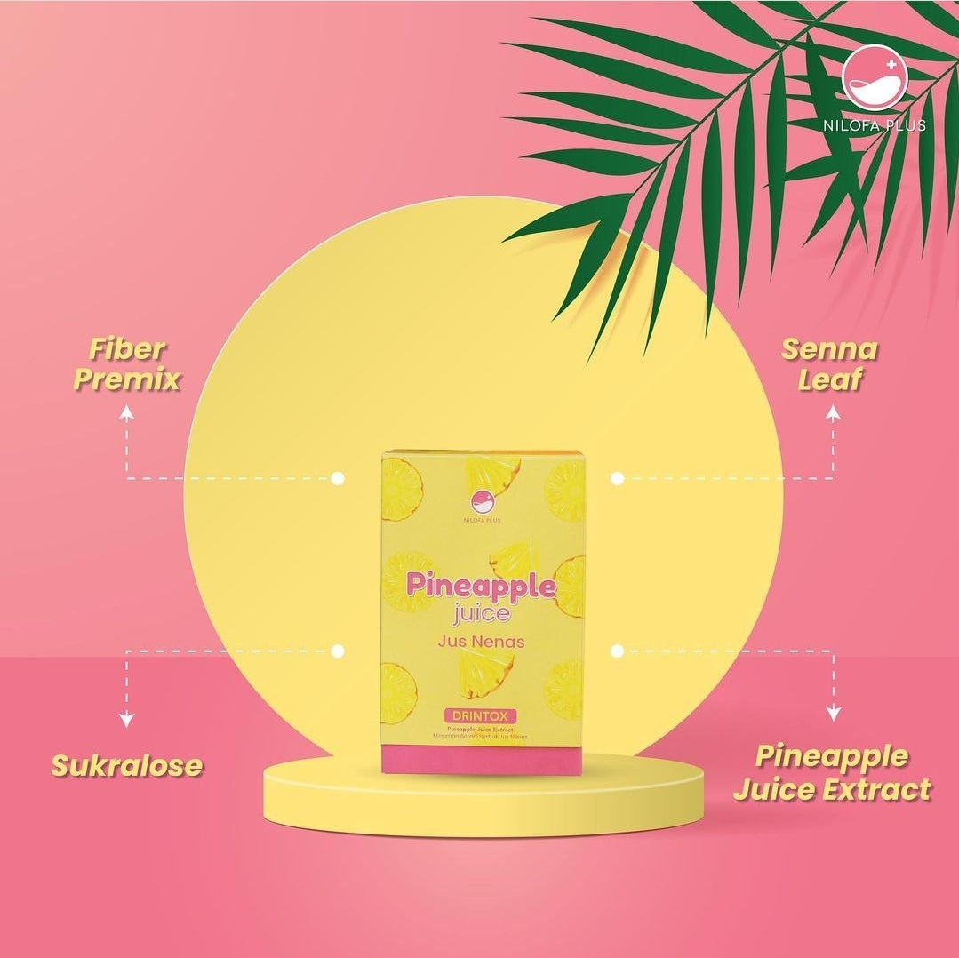 NILOFA PINEAPPLE DRINTOX JUICE – Cinta Belleza